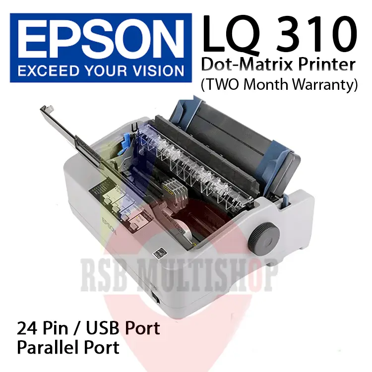 EPSON LQ 310 Dot-Matrix Printer – Used with Warranty | Reliable ...